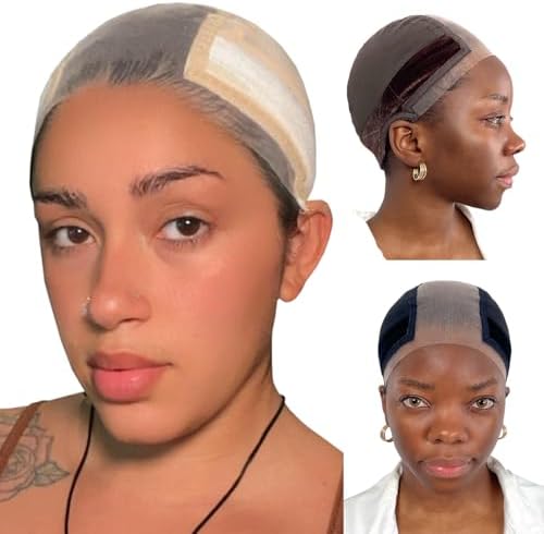 Amazon.com: LABHAIRS Wig Cap with Grip Band for Keeping Wigs in Place ...
