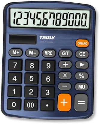 Amazon.com : TRULY 12 Digits Desktop Calculator with Large LCD Display ...