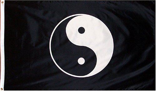 Amazon.com : Yin Yang Flag - 3' x 5' Polyester Flag : Outdoor Flags ...