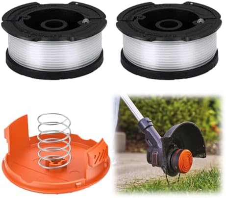 penmol 4PCS Black and Decker Strimmer Parts Transparent Springs Trimmer ...