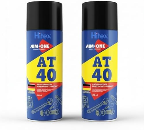 HITEX AIM-ONE AT40 Penetrating Lubricant 450ml with Tube Applicator ...