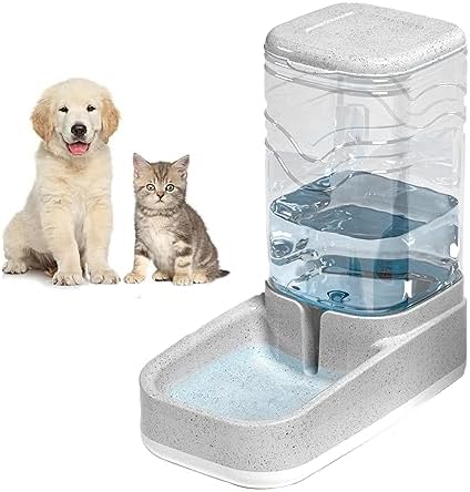 Petmate Pet Cafe Waterer Cat and Dog Water Dispenser 4 Sizes, Pearl ...