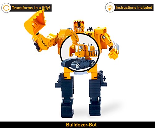 Big Mo's Toys Tractor Robot Construction Set- 5 pcs TransTruck ...