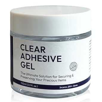 Amazon.com: Adhesive Gel, Clear, Removable & Reusable Museum Putty for ...