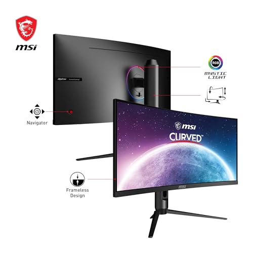 MSI MAG301CR2, 30" Gaming Monitor, 2560 x 1080 (UWFHD), VA, 200Hz ...