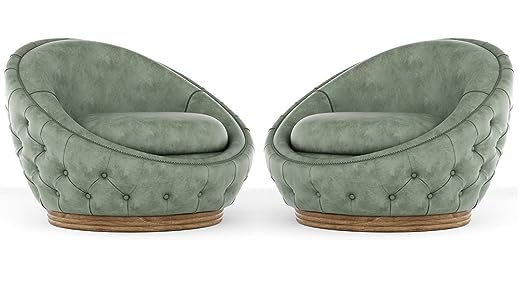 Sky Rise Decor True Innovations Round Chair Unique Design Velvet ...