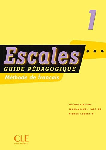 Escales Teacher's Guide (Level 1): Guide pedagogique 1 | Amazon.com.br