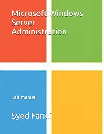 Buy Microsoft Windows Server Administration Lab manual Book Online at ...