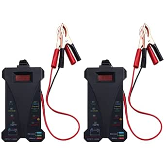 Amazon.com: 2pcs Battery Testers Battery Detector Digital Battery Load ...
