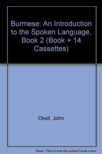 『Burmese: An Introduction to the Spoken Language BookW/14 - 読書メーター
