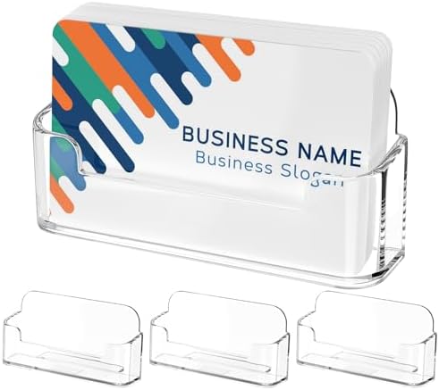 Amazon.com : MaxGear Business Card Organizer and Acrylic Business Card ...