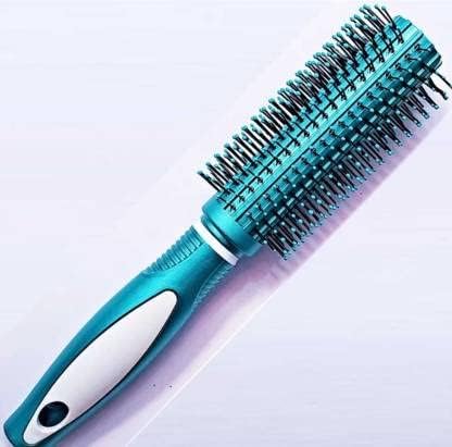 Buy Beauty Bees official Round Rolling Curling Roller Comb Hair Brush ...