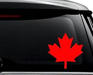Maple Leaf Canada Canadian Decal Sticker For Use On Laptop, Helmet, Car ...