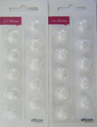 (20 Pack) Oticon 10 mm Open Domes for: Agil, Agil Pro, Acto, Acto Pro ...