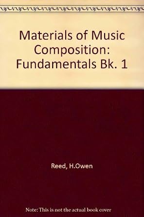 Materials of Music Composition: Fundamentals Bk. 1 : Amazon.es: Libros