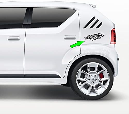 CarMetics Suzuki Sports car Sticker for Swift Baleno Brezza Ertiga ...
