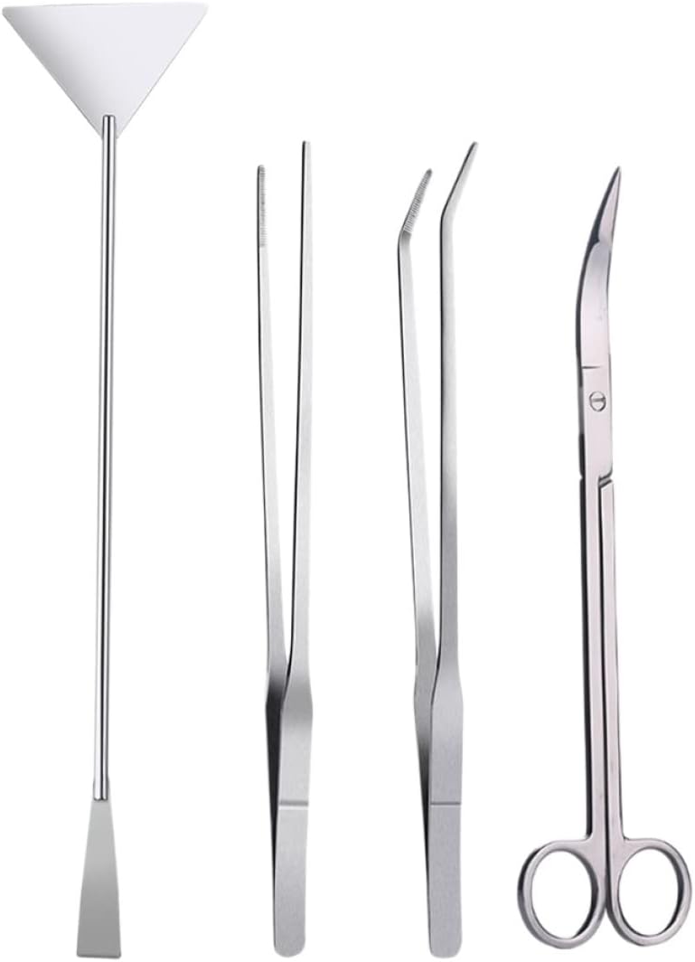 Amazon.com : 4pcs Tweezers and Scissors for Aquarium Aquatic Plant ...