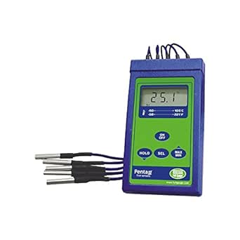 Amazon.com: Control Electrónico Portátil Temperatura 5 Sensores Full ...