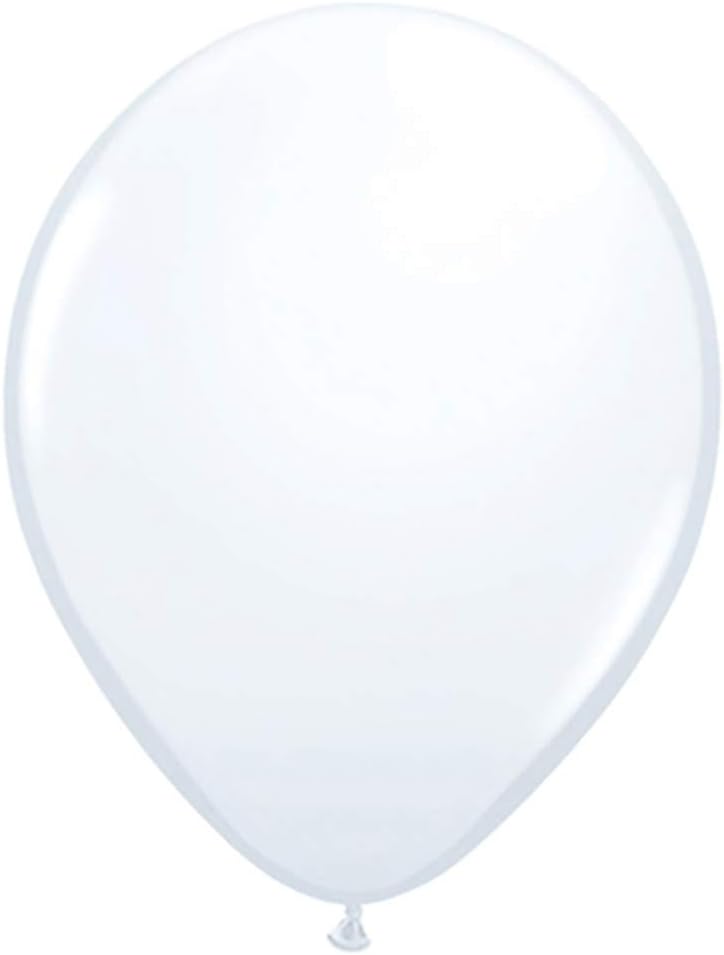 Amazon.com: Qualatex Opaque White Biodegradable Latex Balloons, 5-Inch ...
