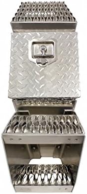 Amazon.com: Heavy Duty Aluminum Semi Truck Side Storage Saddle Step Box ...