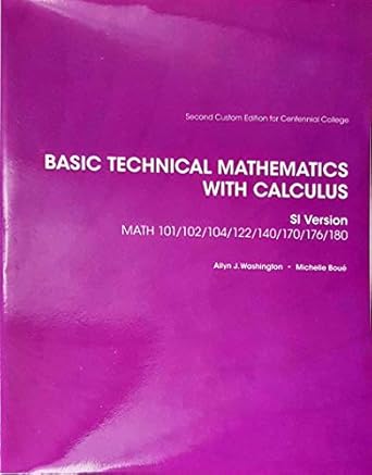 Basic Technical Mathematics with Calculus, SI Version: Allyn J ...