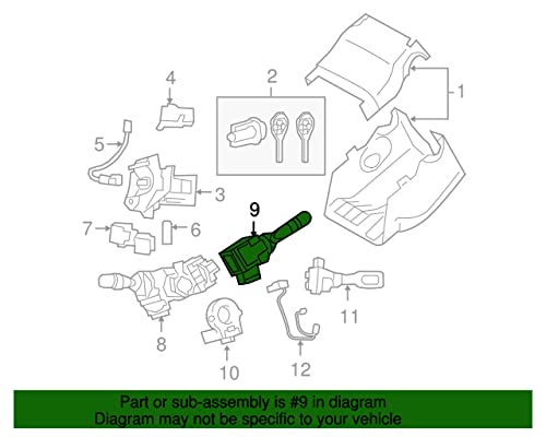 Genuine Toyota 84652-48180 Windshield Wiper Switch Assembly : Amazon.in ...