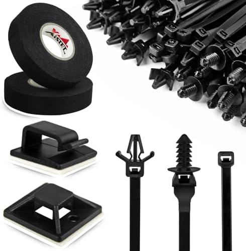 Amazon.com: Xislet Universal Push Mount Cable Zip Tie with Adhesive ...