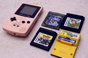 Amazon.co.jp: Rare Game Boy Color Kitty Version with 4 Soft Draqe III ...