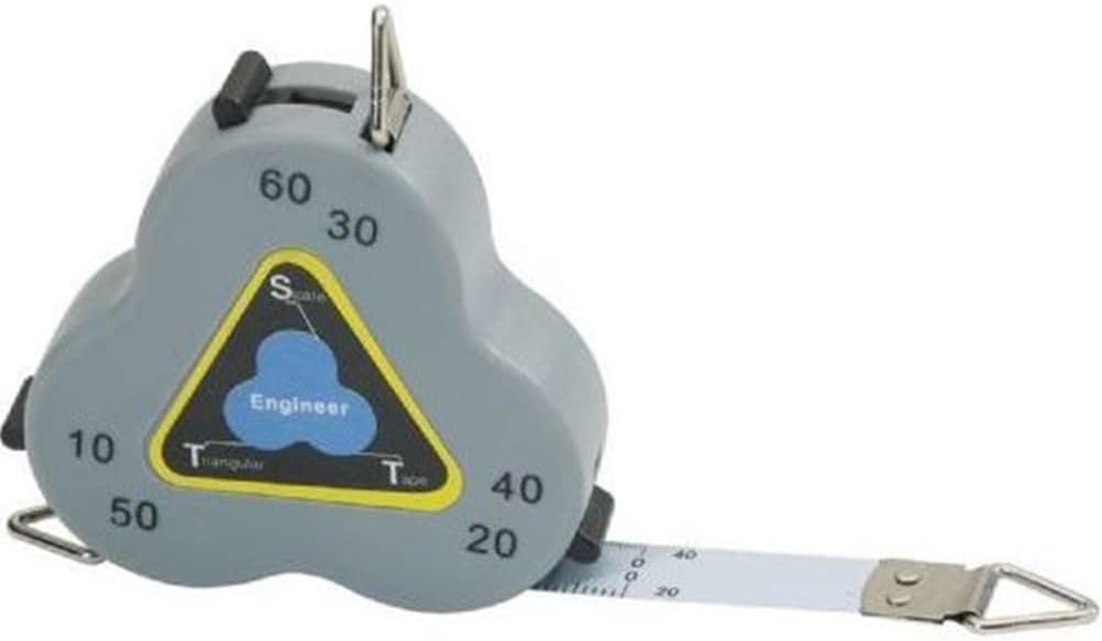 Amazon.com : Triangular Scale Tape ENGINEER Scale Tape Measure; Has All ...