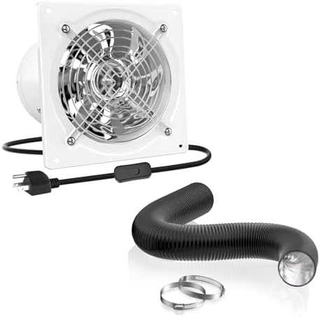 Amazon.com: 6 Inch Kitchen Ventilation Fan Kit - 6" Exhaust Fan + 6 ...