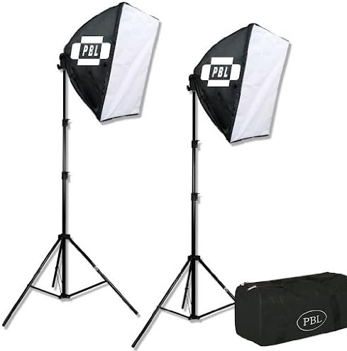 Amazon.com : PBL Studio Photography Video Light Kit Continuous Lighting ...