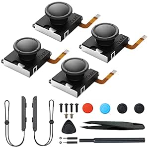 Amazon.com: Antank [No Drift GuliKit Switch Joycon Joystick Replacement, Hall Effect Switch ...