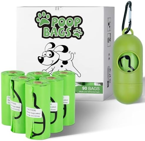 Amazon.com : Joytale Strong Dog Poop Bags with Dispenser and Leash Clip ...