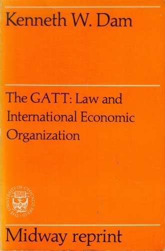 Amazon.com: The Gatt: Law and International Economic Organization ...