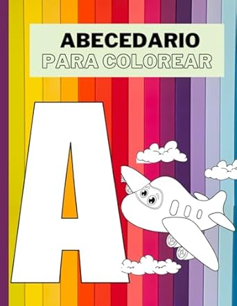 Abecedario para colorear (Spanish Edition): ROSACALA: 9798880230600 ...