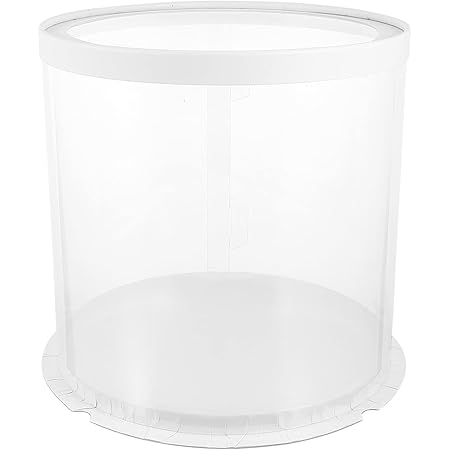 webake Tall Cake Carrier with Handle Large Cake Tin Storage Container ...