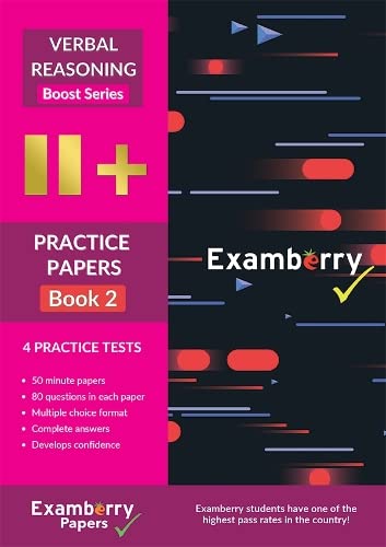 Examberry 11+ Verbal Reasoning Boost - Practice Papers: Book 2: 4 (11 ...