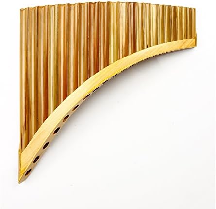 Amazon.com: 8 Pipes Natural Bamboo Mini Portable Pan Flute Chinese ...