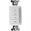 Sensor Switch NPODM-2P-WH nLight Push Button Raise/Lower Switch WallPod ...