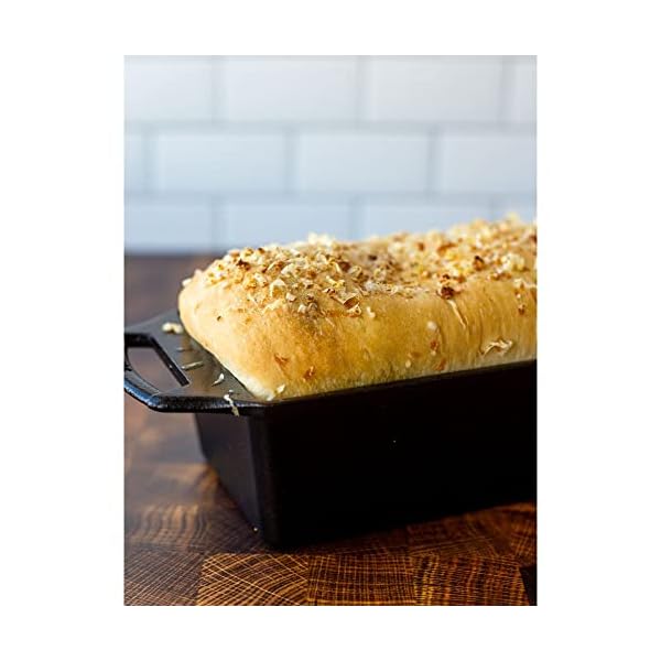 Lodge Cast Iron Loaf Pan 8.5x4.5 Inch | Gourmetian