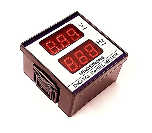 ERH India Digital Frequency Meter 0-90 Hz with Digital Voltage Meter 0 ...