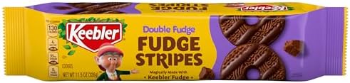 Amazon.com: KEEBLER Fudge Stripe Double Fudge Cookies - 11.5oz ...