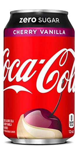 Buy New Coca-cola Cherry Vanilla Coke Zero Sugar Coke12 fl oz cans, 12 ...