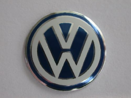 BMdoublew Glossy 3D Logo Car Sticker KeyFob Badge Shinny Button Emblem ...