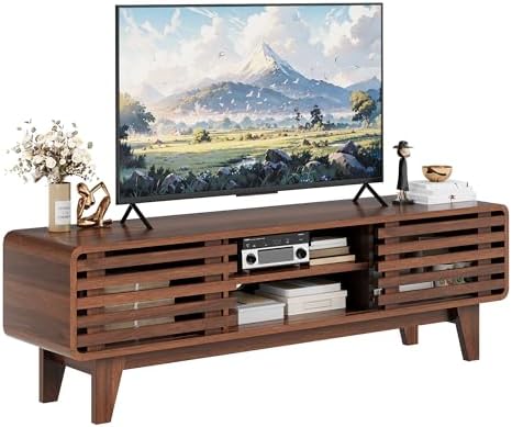 Amazon.com: Luoxiao 55" Mid Century Modern TV Stand for 55 60 65 Inch ...