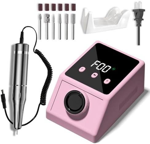 Amazon.com: MIRAGE LAYON Professional Nail Drill Kit 45000RPM ...