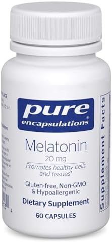 Amazon.com: Pure Encapsulations Melatonin 20 mg - Not Intended for ...