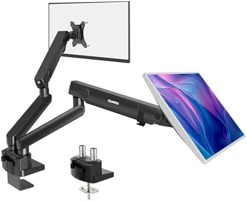 Amazon.com: ErGear Freestanding Dual Monitor Stand for 2 Screens up to ...