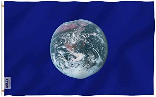 Amazon.com : Heavy Duty International Planet Earth Flag 3x5 Ft Double ...