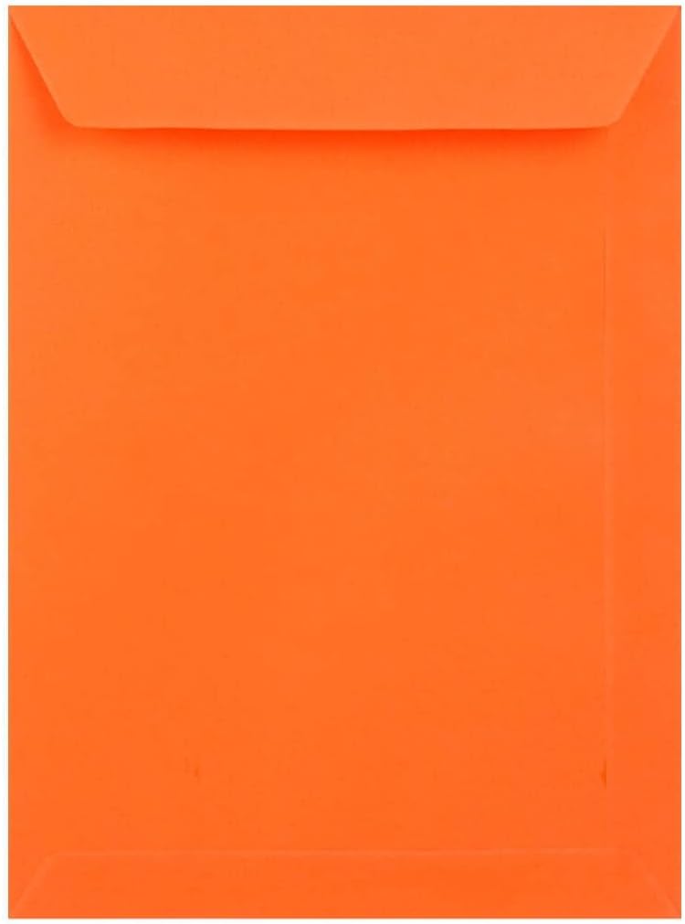 50 Orange C4 (to fit A4) Envelopes - 324mm x 229mm - Straight Pocket ...